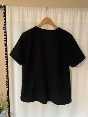 Figs | Tops | Figs Technical Collection Scrub Top Figs Scrubs Black ...